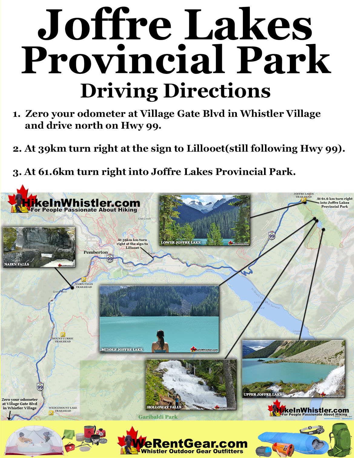 Joffre Lakes Provincial Park Hike 2021