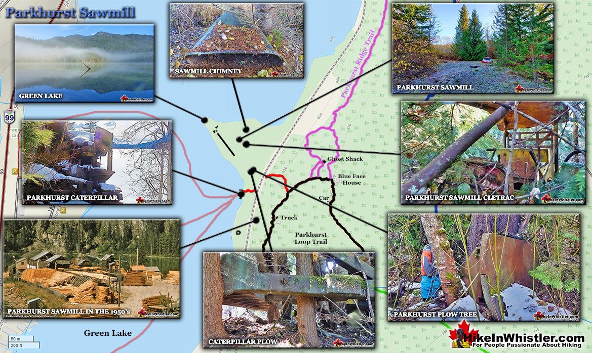 Parkhurst Ghost Town Map